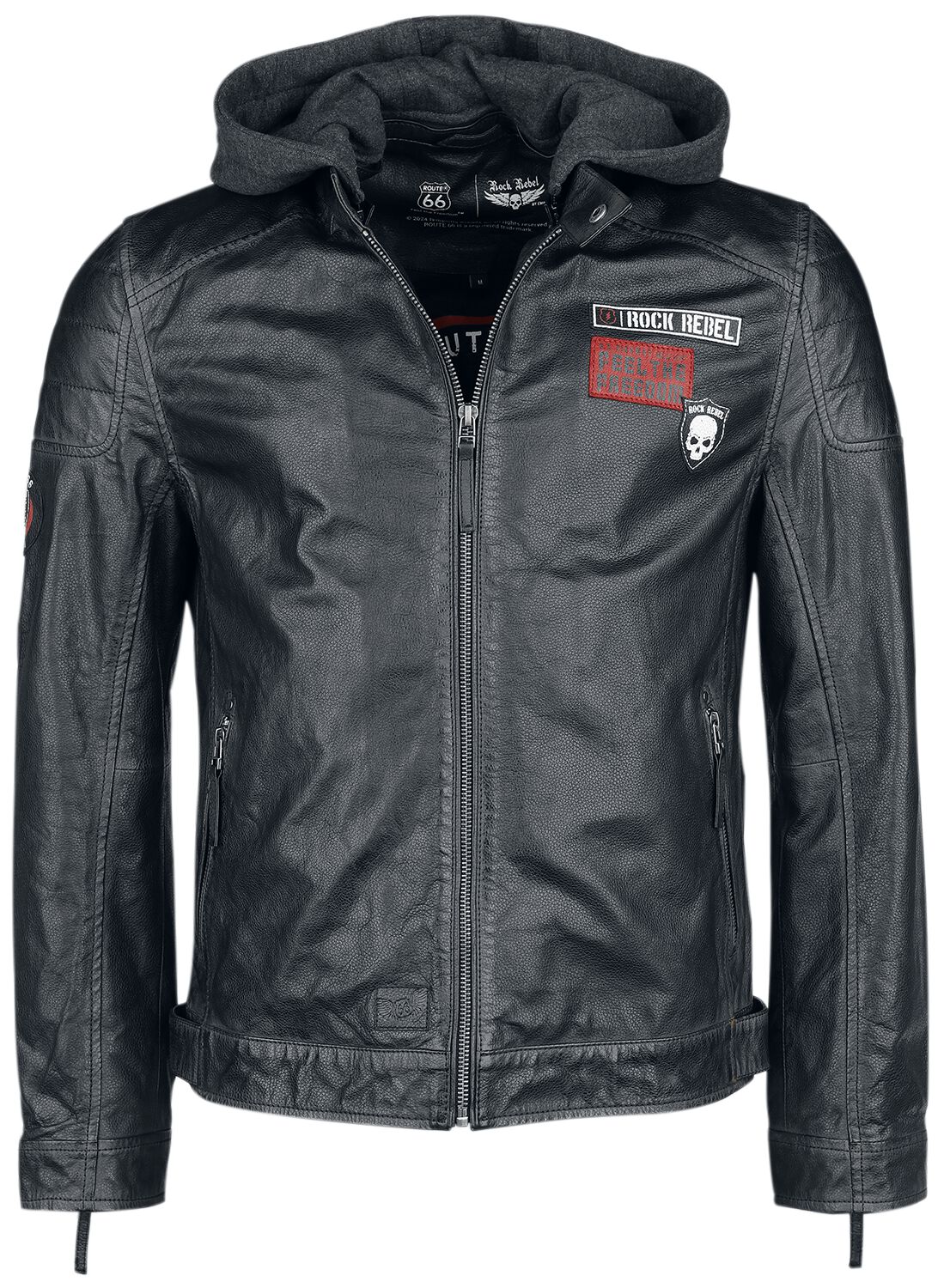 Rock Rebel X Route 66 - Leather Jacket | Rock Rebel by EMP Kurtka ...