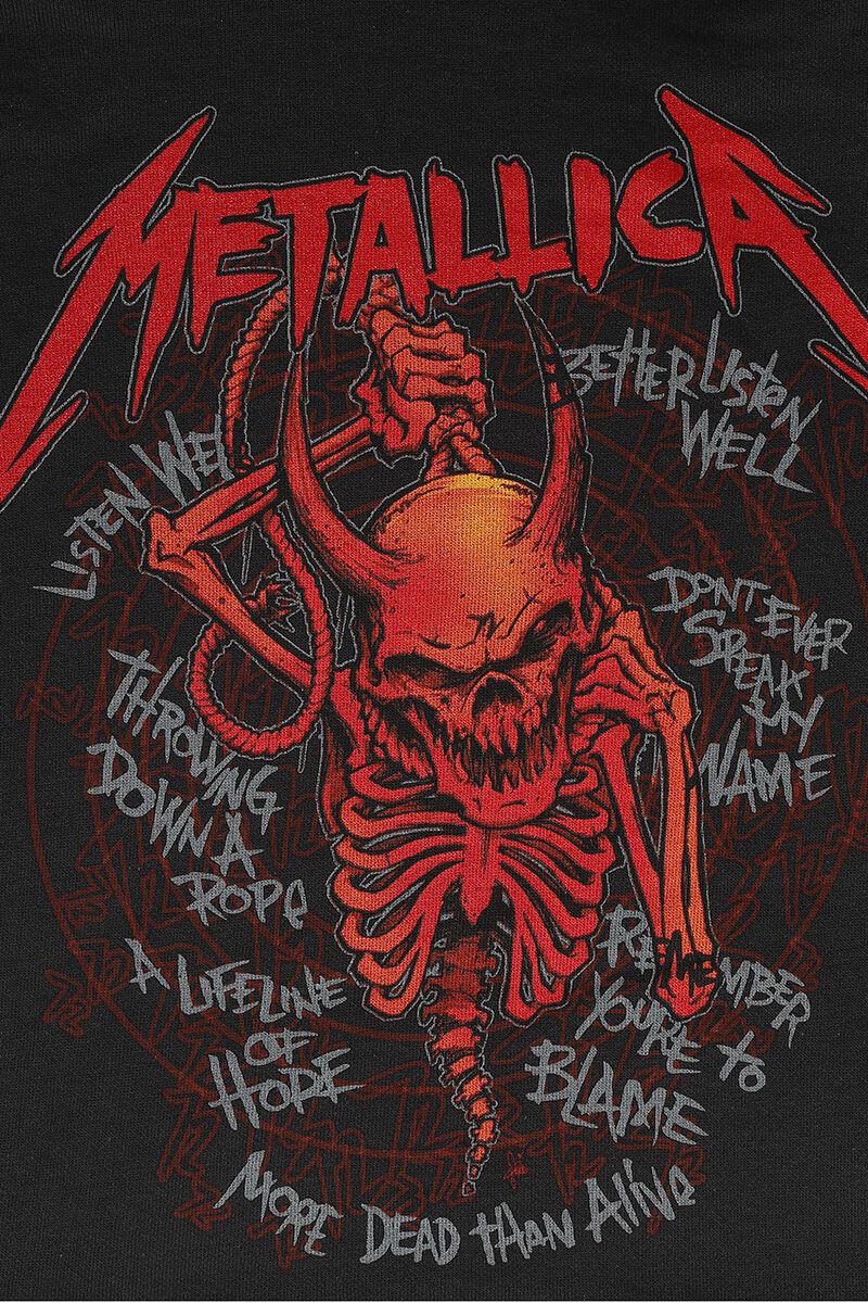 Skull Screaming Red 72 Seasons | Metallica Bluza z kapturem | EMP