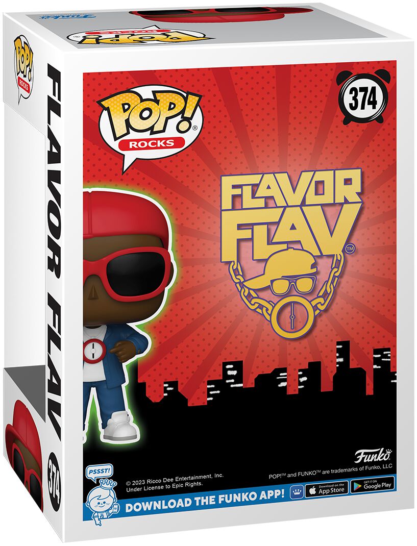 Flavor Flav Rocks! Vinyl Figur 374 | Flavor Flav Funko Pop! | EMP