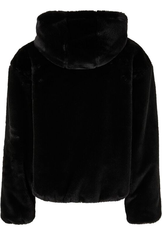 Full Zip Faux Fur Hoodie Jacket | Urban Classics Bluza z kapturem | EMP