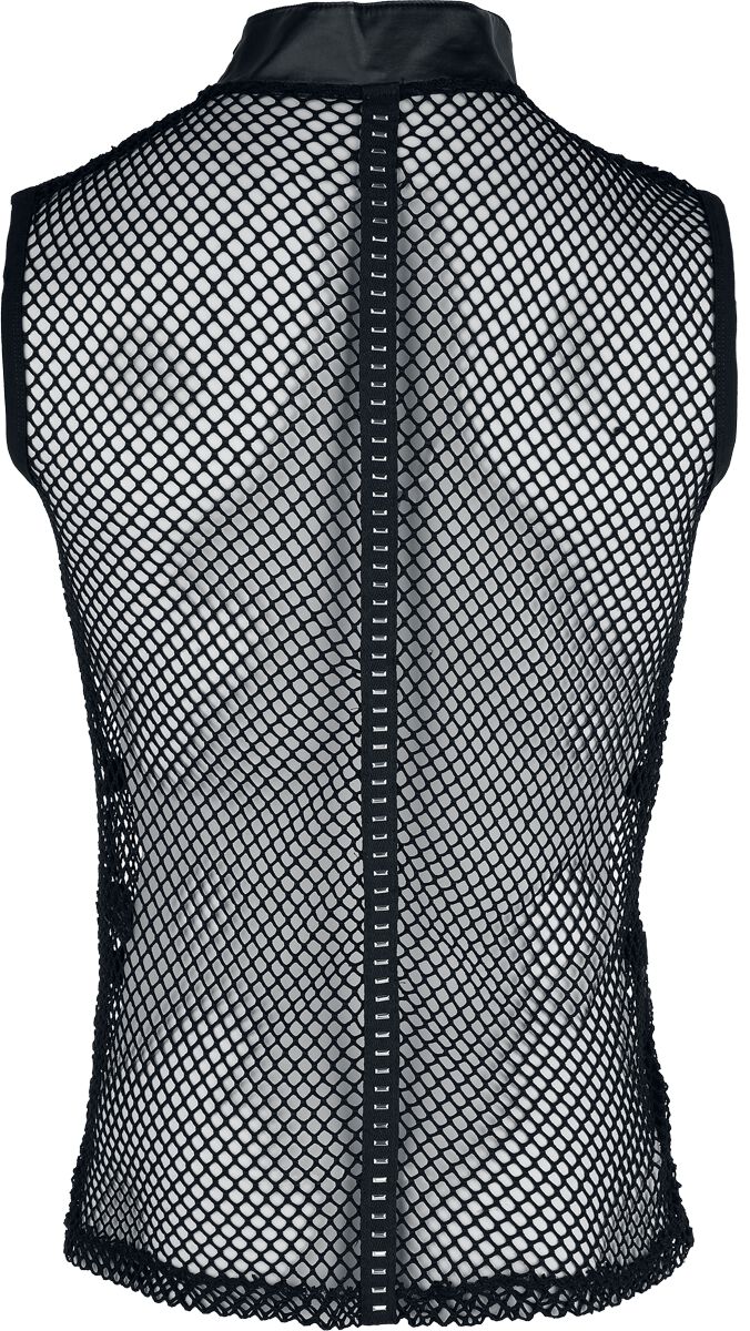 Punk Personalised Mesh Waistcoat | Punk Rave Tanktop | EMP
