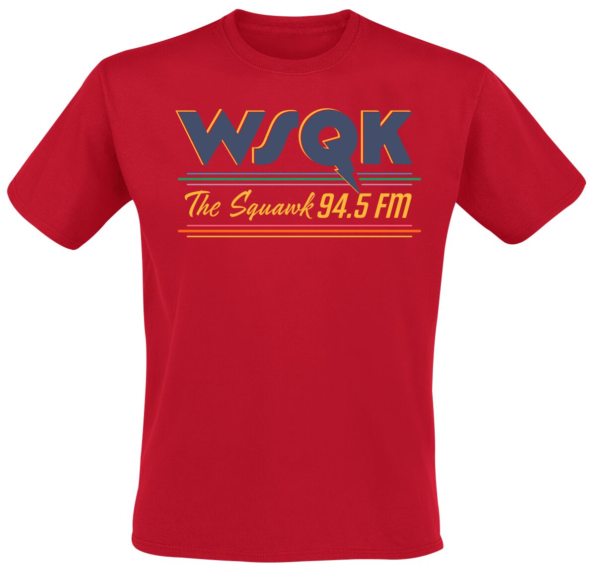 Season 5 - The Squawk Logo - WSQK 94.5 FM | Stranger Things T-Shirt | EMP